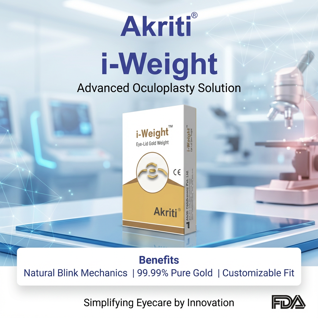 Implantable Eyelid Gold Weight 1.8 GM, Sterile – Akriti Ophthalmic