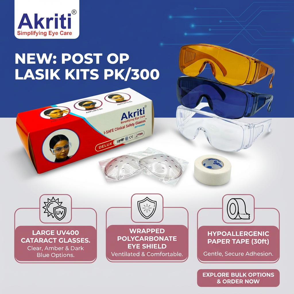 Post‑Op LASIK Care Kit Pk/300 – Akriti Ophthalmic