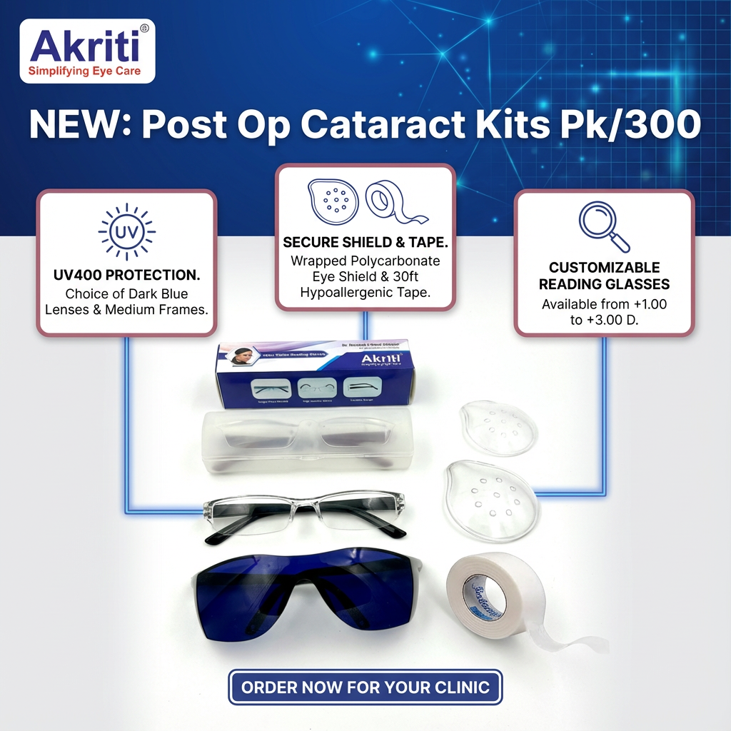 Post Op Cataract Kits Pk/300 – Akriti Ophthalmic