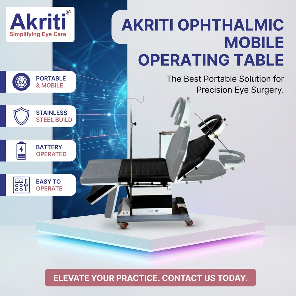 Ophthalmic Mobile Operating Table – Akriti Ophthalmic