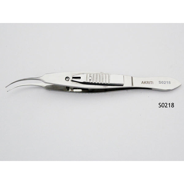 Moody Fixation Forceps Right with Lock – Akriti Ophthalmic