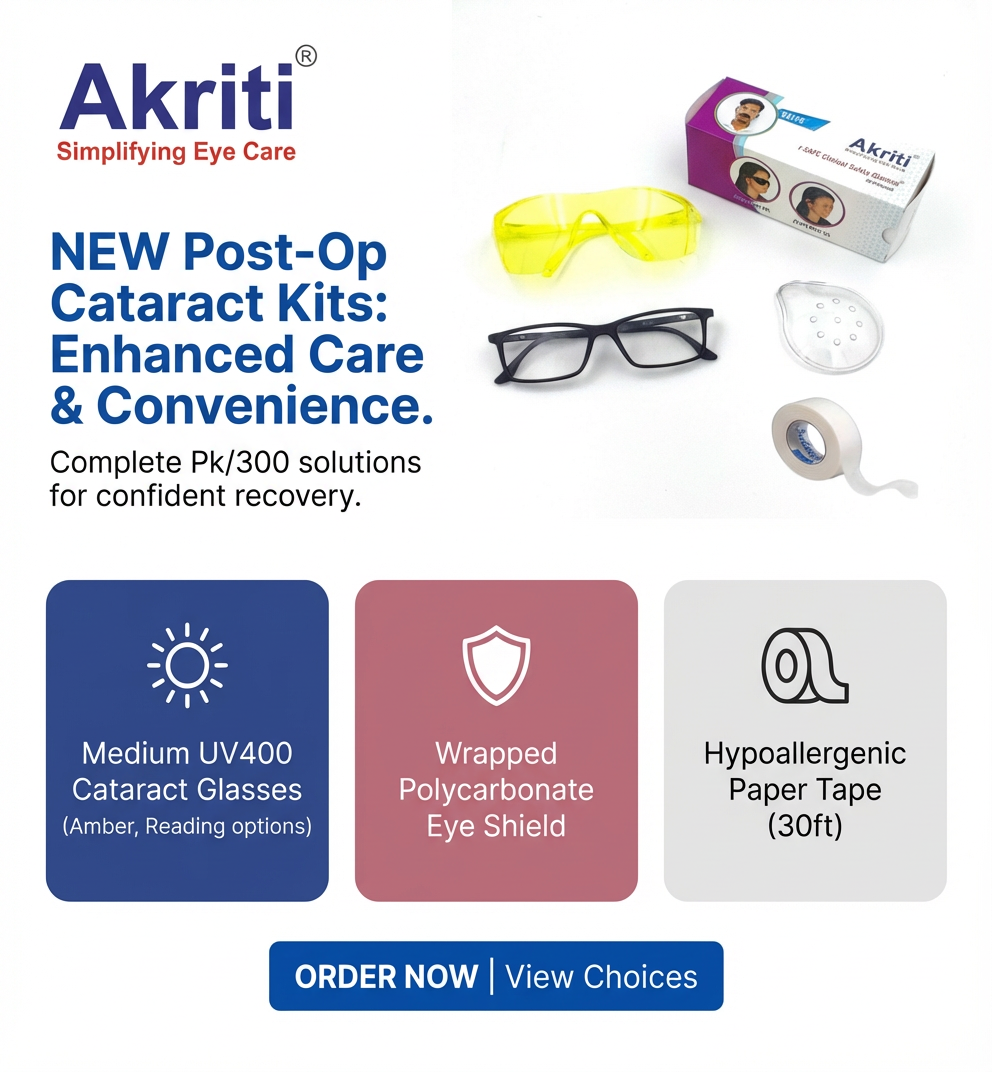 Post‑Op Cataract Care Kit Pk/300 – Akriti Ophthalmic