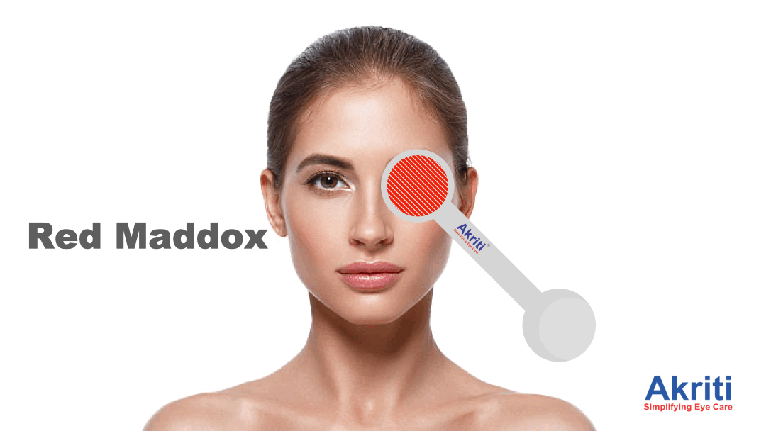 Red Maddox - 45* orientation - Occluder – Akriti Ophthalmic